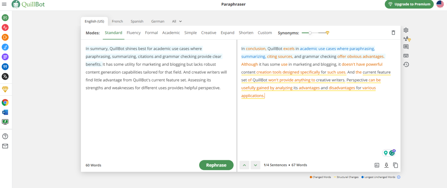 QuillBot Review: AI Writing Tool for Paraphrasing, Grammar Checking