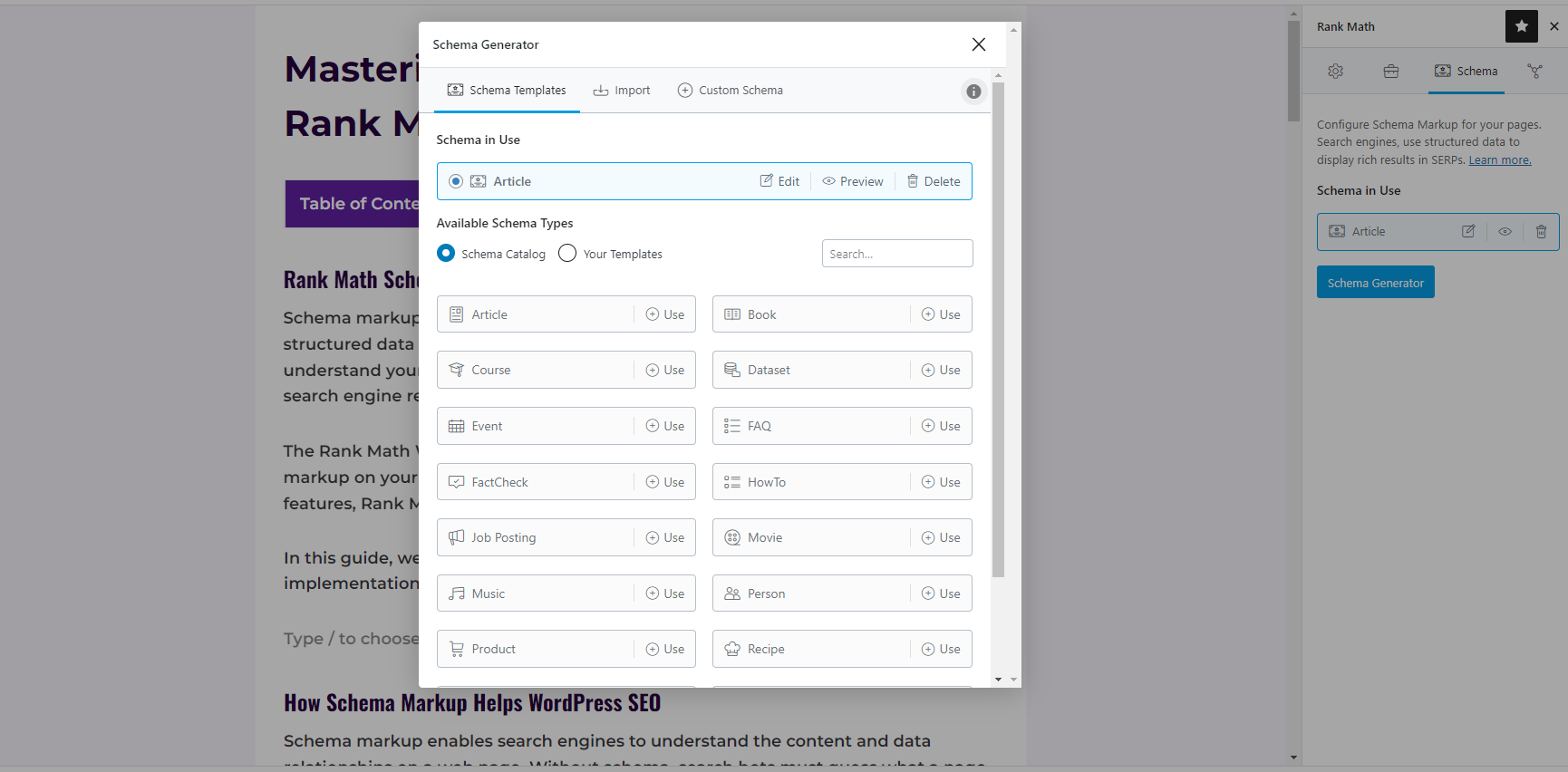 Master WordPress SEO: Rank Math Schema Markup Guide: 7 Keys